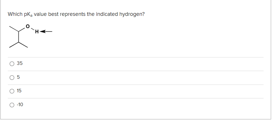 Solved Which pka value best represents the indicated | Chegg.com