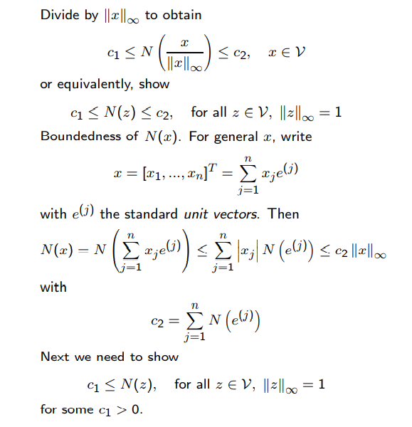 Solved EQUIVALENCE OF NORMS Let N(x) and M(x) denote two | Chegg.com