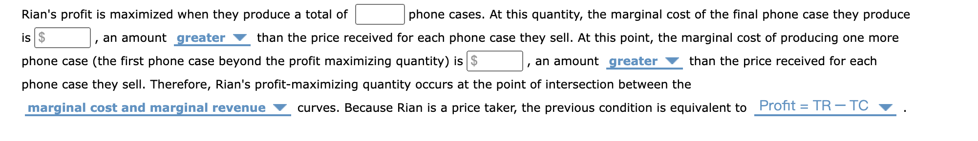 Solved 3. Profit maximization using total cost and total | Chegg.com