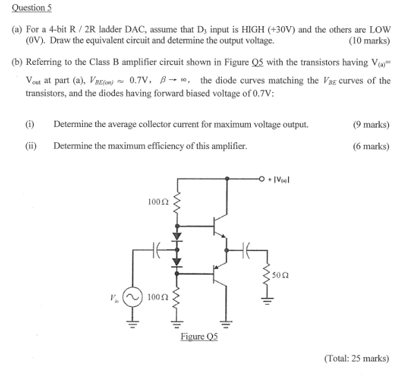 Solved (a) For a 4-bit R/2R ladder DAC, assume that D3 input | Chegg.com