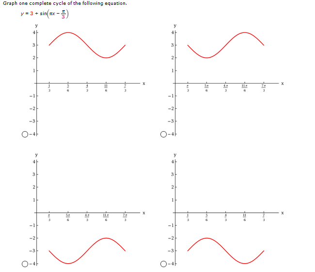 Solved Identify the period, horizontal shift, and phase. Do | Chegg.com