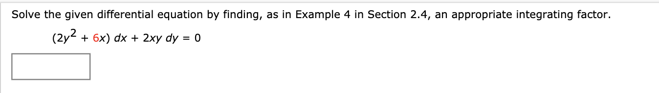 Solved Solve the given differential equation by finding, as | Chegg.com