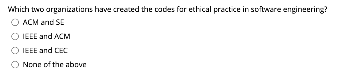 Solved Which two organizations have created the codes for | Chegg.com