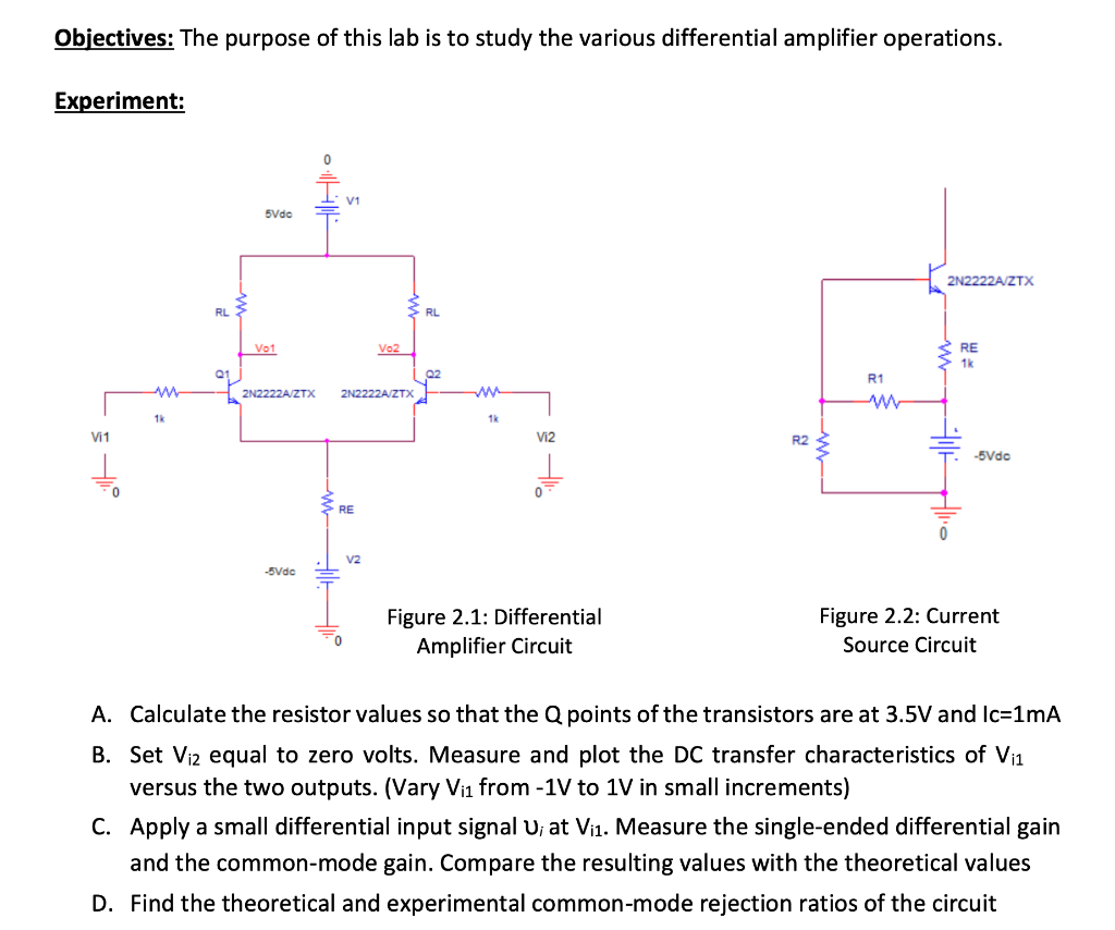 Solved Objectives: The purpose of this lab is to study the | Chegg.com