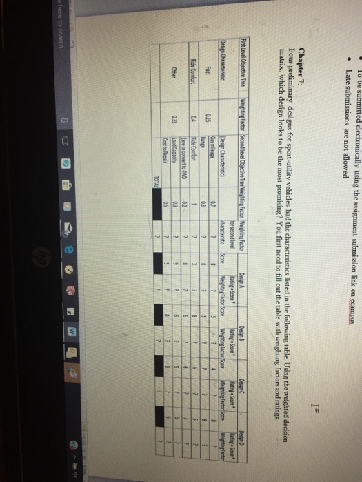 Solved l1o be submitted electronically using the assignment | Chegg.com