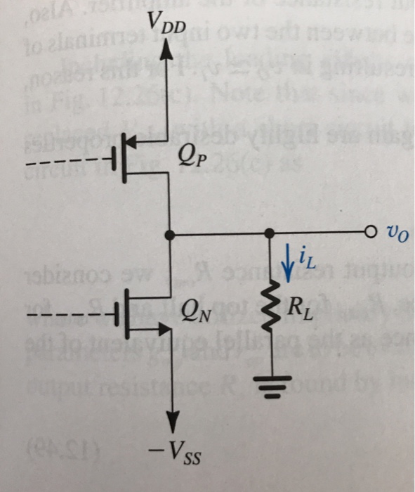 Solved 12 49 The Class Ab Output Stage In Fig 12 24