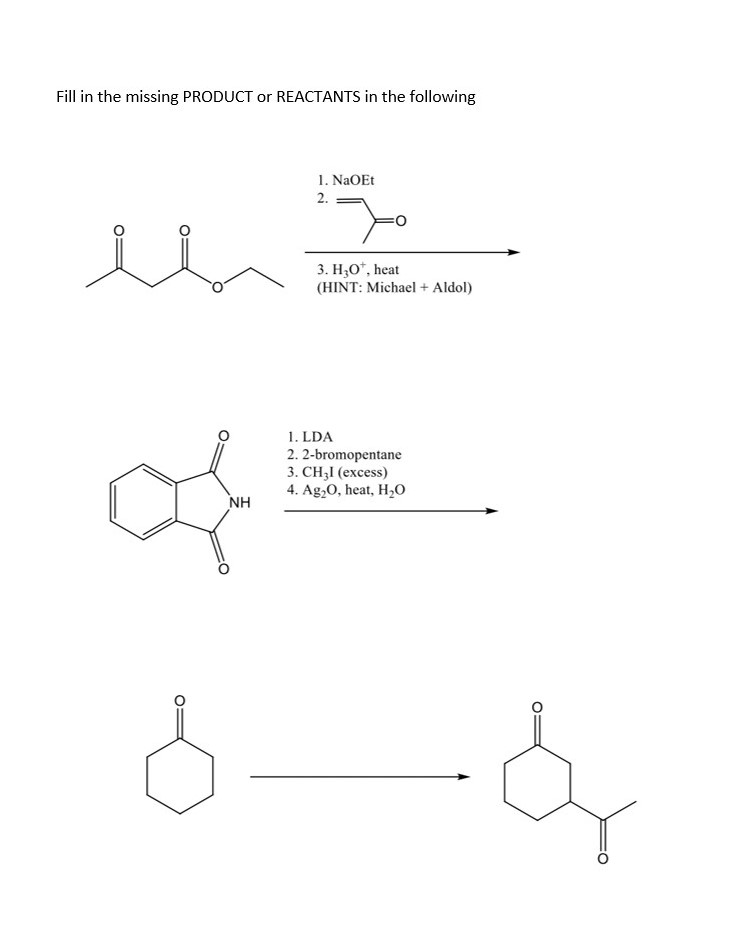 Solved Fill in the missing PRODUCT or REACTANTS in the | Chegg.com