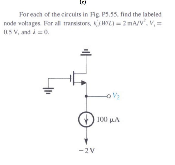Solved (c) For each of the circuits in Fig. P5.55, find the | Chegg.com