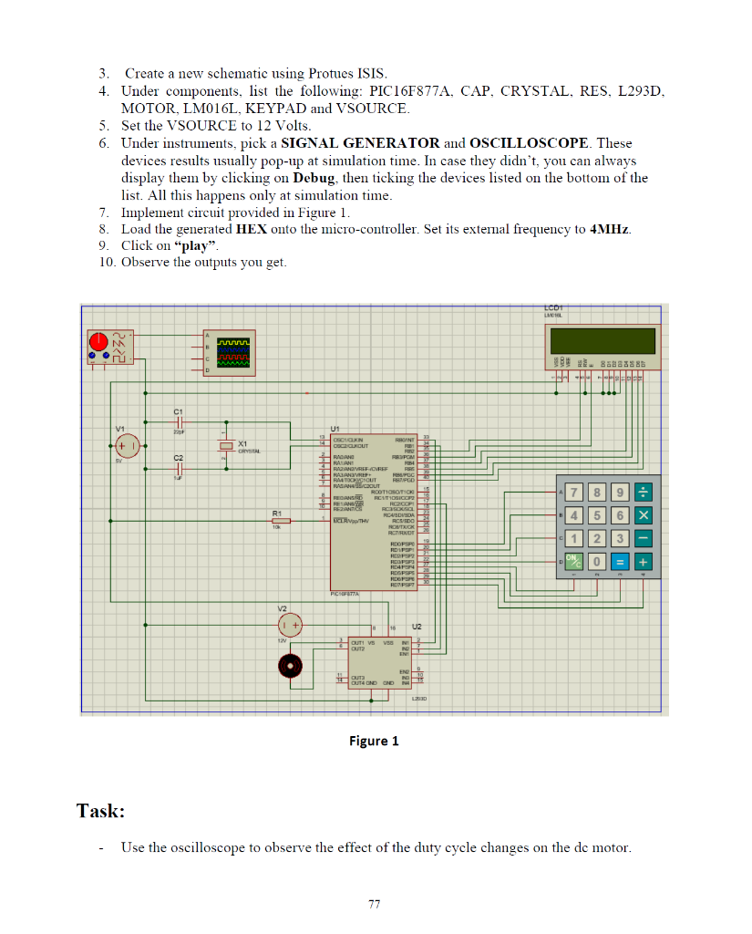 Procedure 1. Create a new project using MiKroc. 2. | Chegg.com
