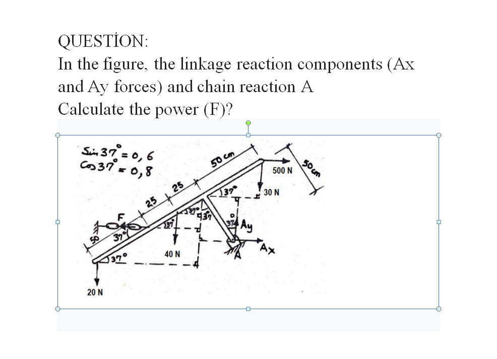 Solved QUESTİON: In the figure, the linkage reaction | Chegg.com