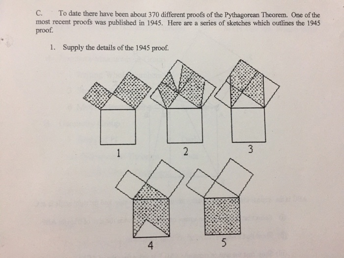 Solved C. To date there have been about 370 different proofs | Chegg.com