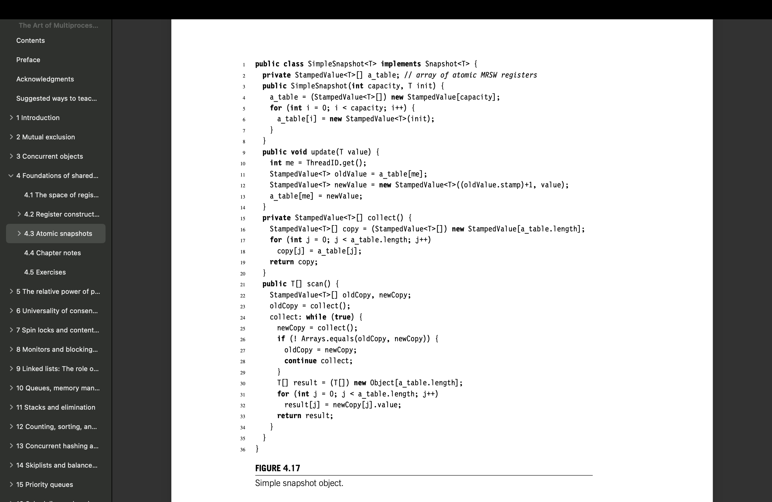 Solved The given peudocode is of atomic Snapshots for multi | Chegg.com Solved The given peudocode is of atomic Snapshots for multi | Chegg.com