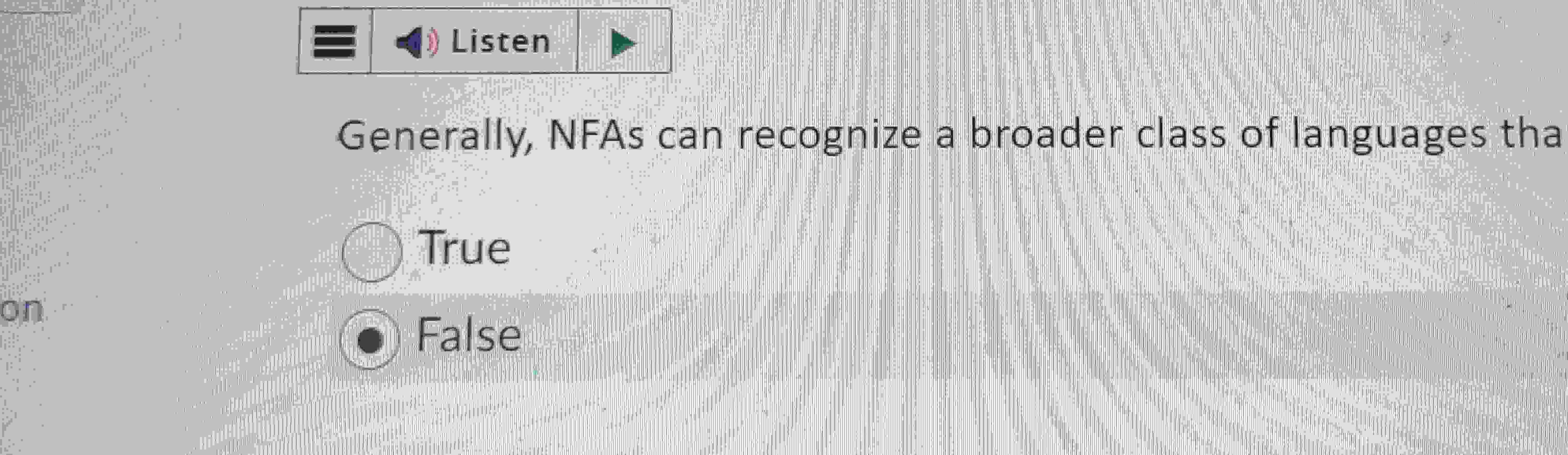 Solved Generally, NFAs can recognize a broader class of | Chegg.com