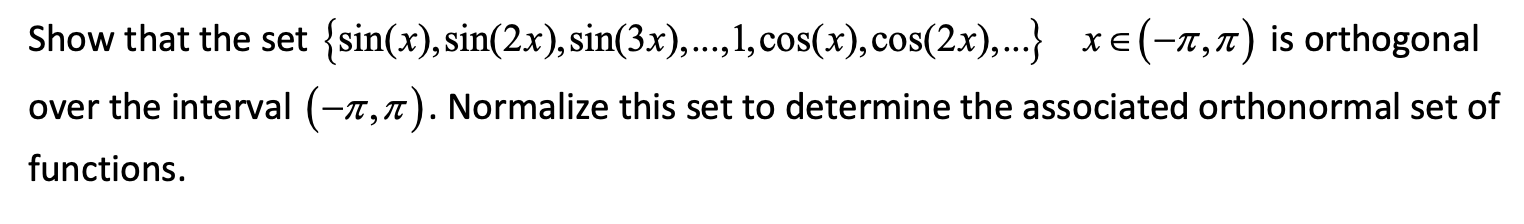 Solved Show that the set | Chegg.com