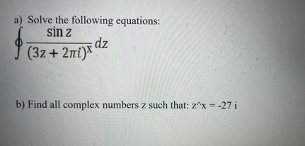 a) ﻿Solve the following | Chegg.com