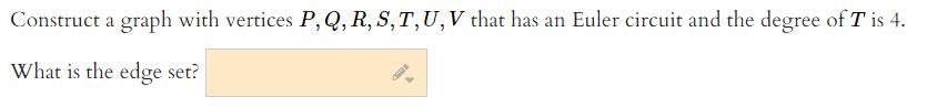 Solved Construct a graph with vertices P, Q, R, S, T, U, V | Chegg.com
