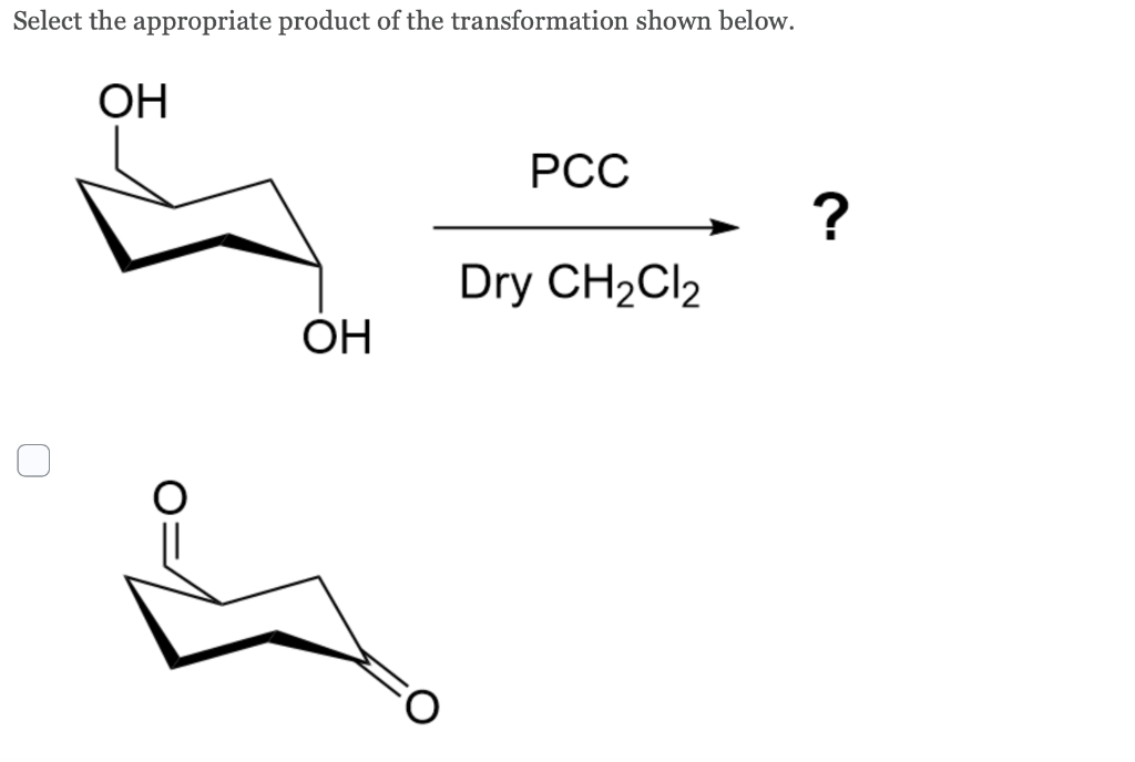 Solved Select the appropriate product of the transformation | Chegg.com