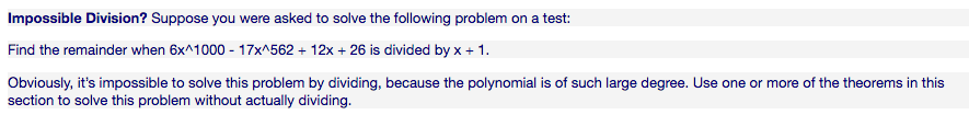 Solved Impossible Division? Suppose you were asked to solve | Chegg.com