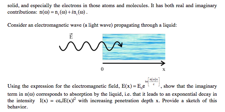 Solved 9. Complex numbers come up frequently in chemistry | Chegg.com