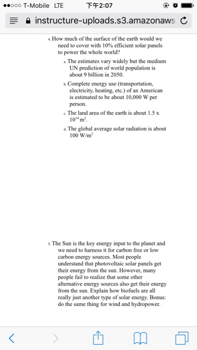 Solved T 2:07 oooooo T-Mobile LTE | Chegg.com