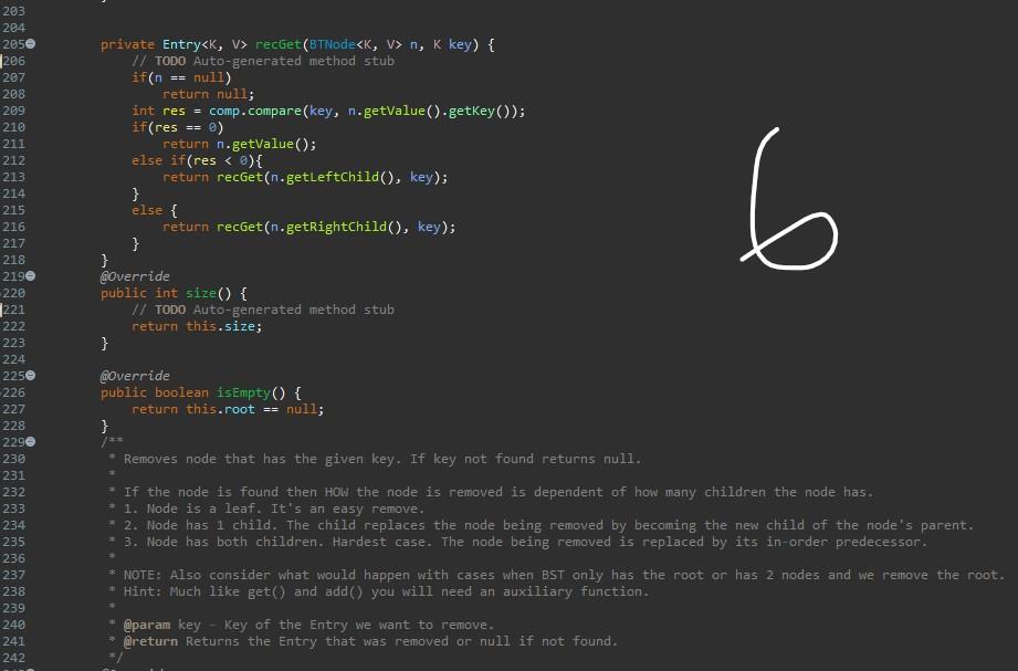 Solved Implement the remove ( K key) method for the Binary | Chegg.com