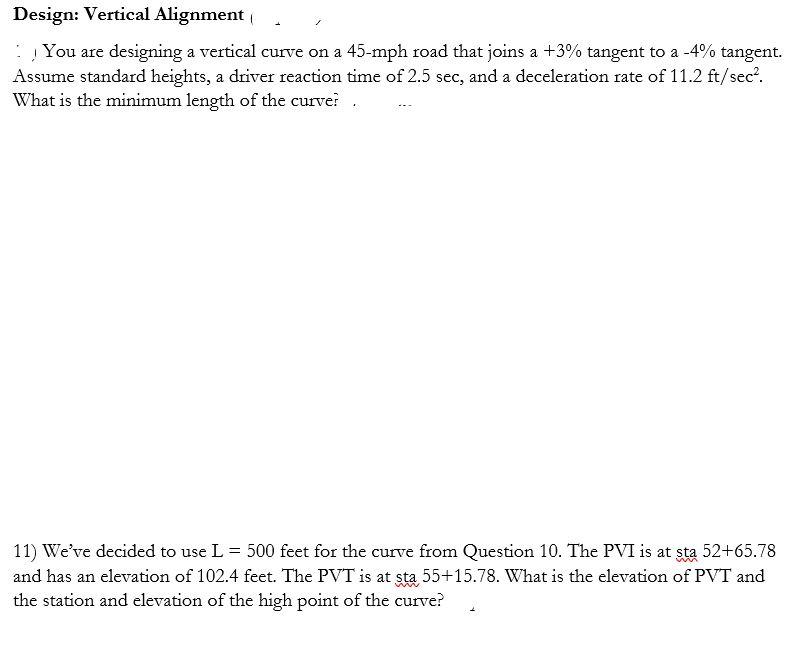 Solved Design: Vertical Alignment : You are designing a | Chegg.com
