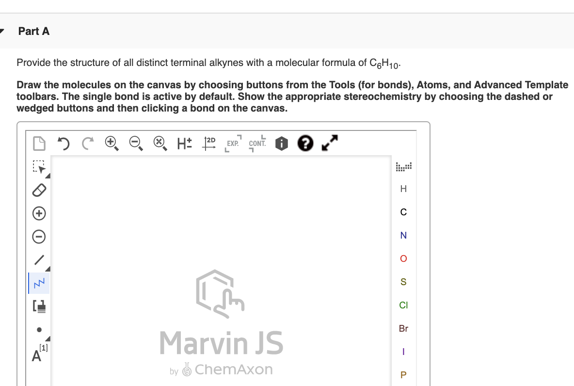 Solved Part A Provide the structure of all distinct terminal | Chegg.com