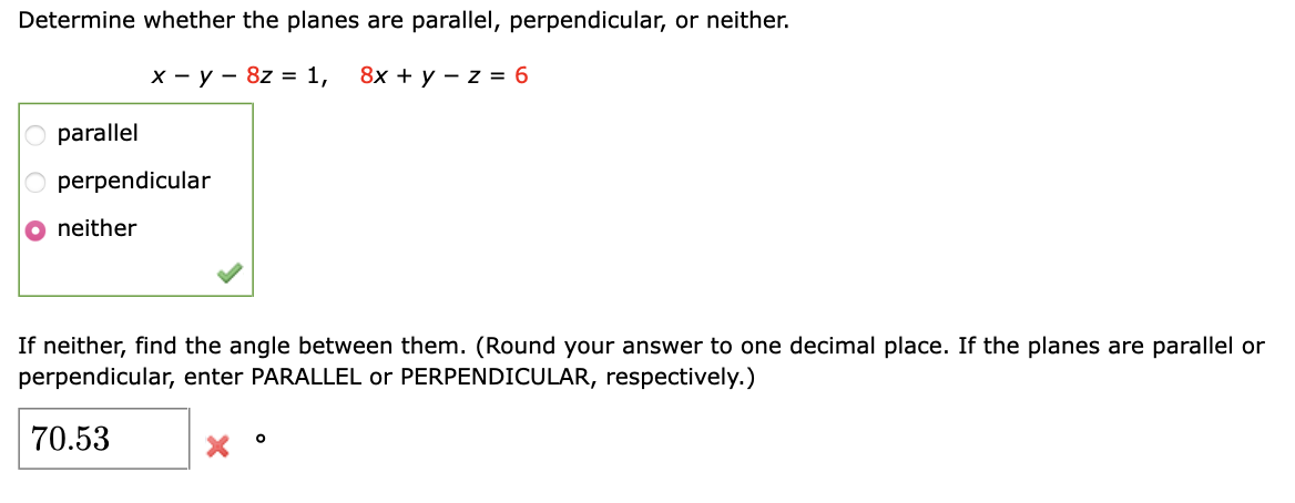Solved Determine whether the planes are parallel, | Chegg.com