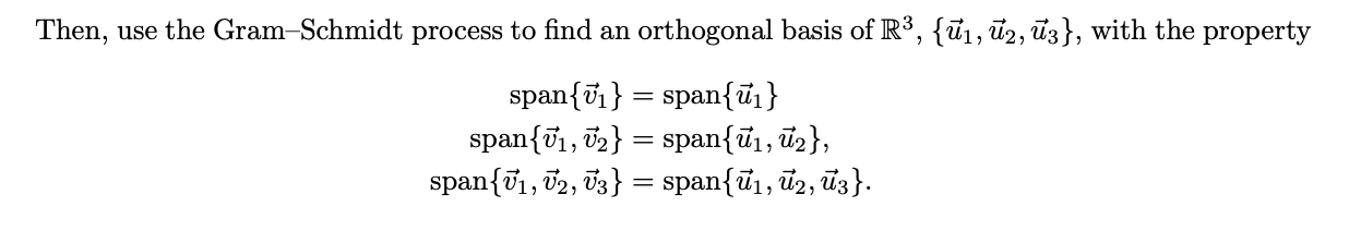 Solved Problem 14 More practice with the Gram-Schmidt | Chegg.com