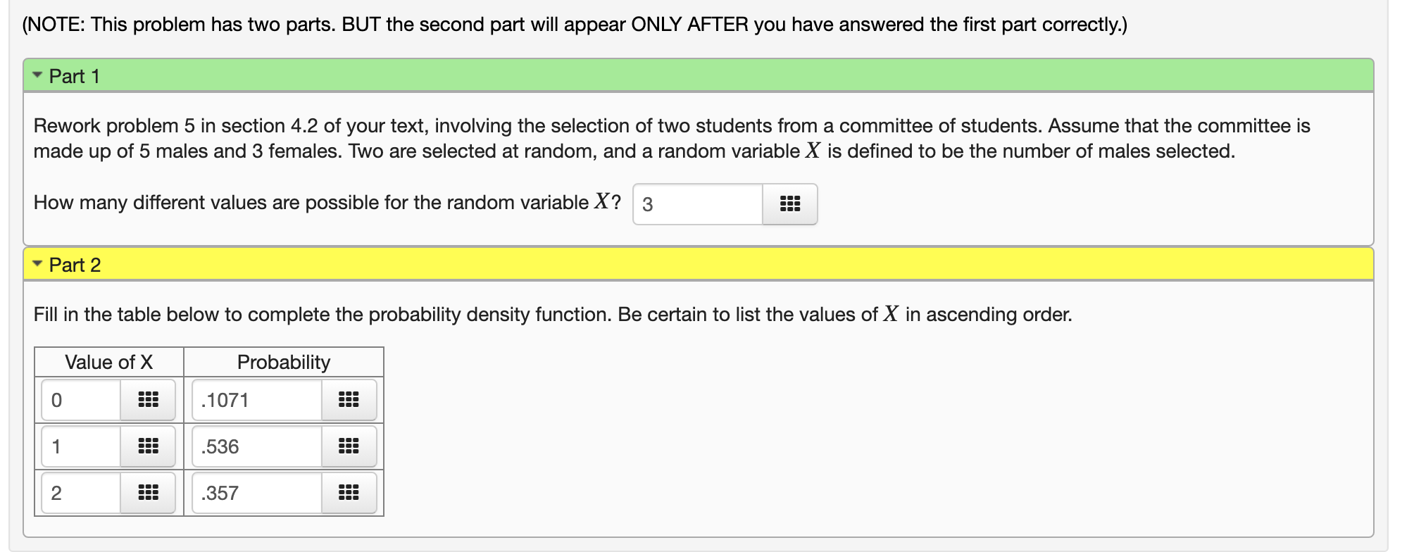 Solved Part 1 Rework problem 16 in section 4.2 of your text, | Chegg.com