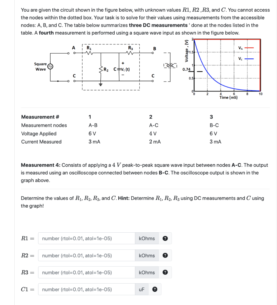 Solved You are given the circuit shown in the figure below, | Chegg.com