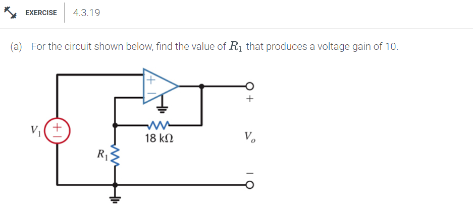 Solved a) For the circuit shown below, find the value of R1 | Chegg.com
