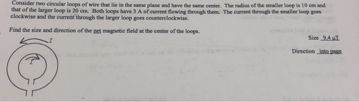 Solved Consider two circular loops of wire that lie in the | Chegg.com