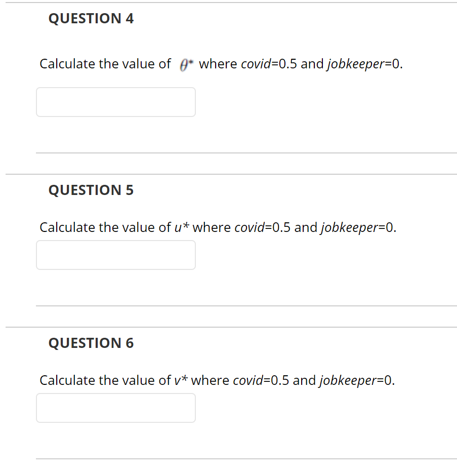 Solved Q.2 Using the following model, answer all questions | Chegg.com