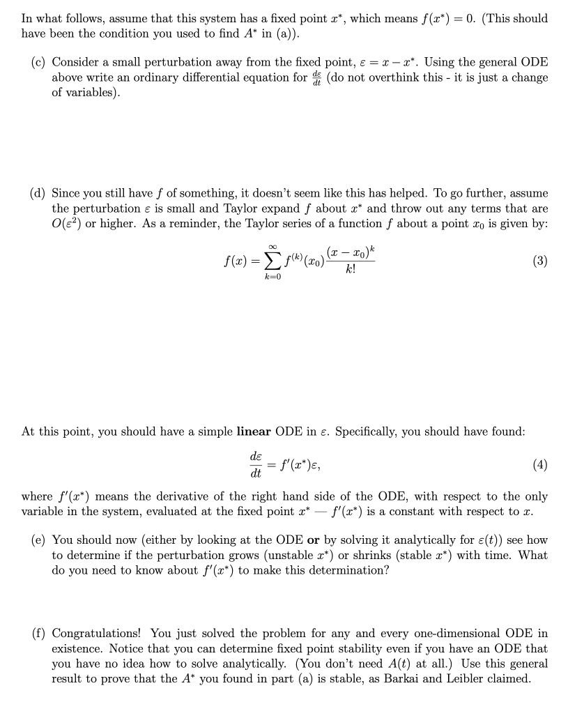 2 How do you determine if this equilibrium solution | Chegg.com