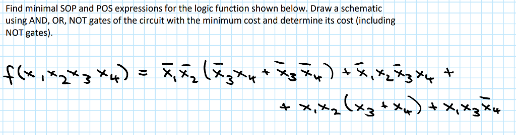 Solved Find minimal SOP and POS expressions for the logic | Chegg.com