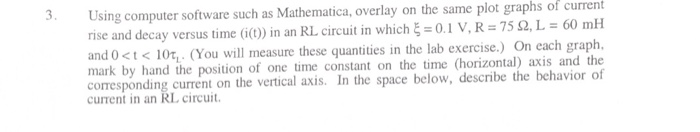 Solved Using computer software such as Mathematica, rise and | Chegg.com