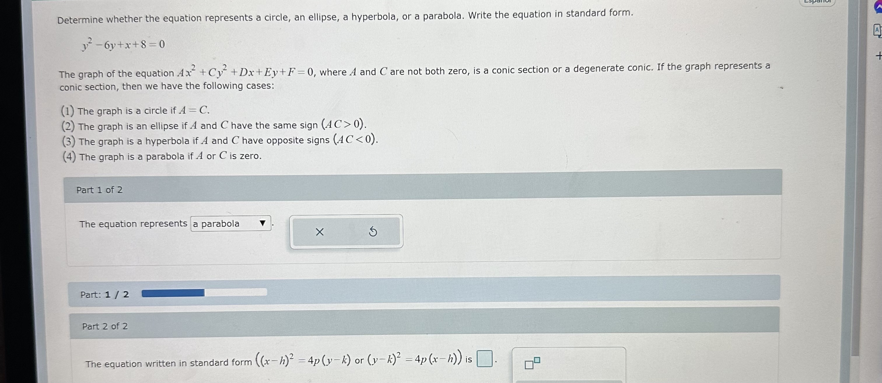 Solved Determine whether the equation represents a circle, | Chegg.com