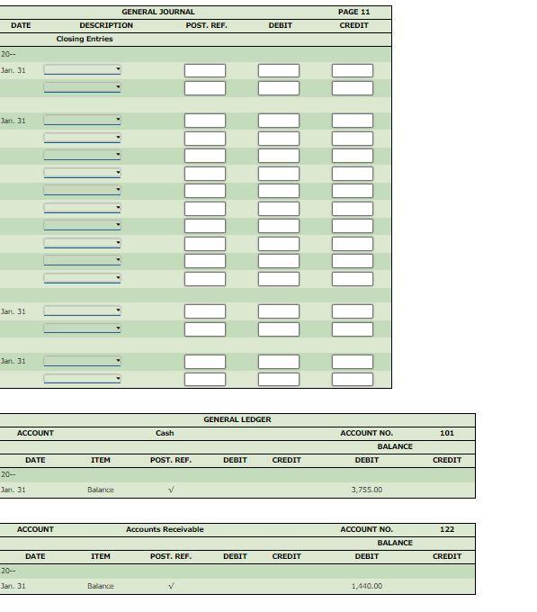 Solved Closing Entries and Post-Closing Trial Balance A work | Chegg.com