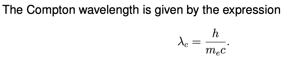 Solved The Compton effect describes the decrease in energy | Chegg.com