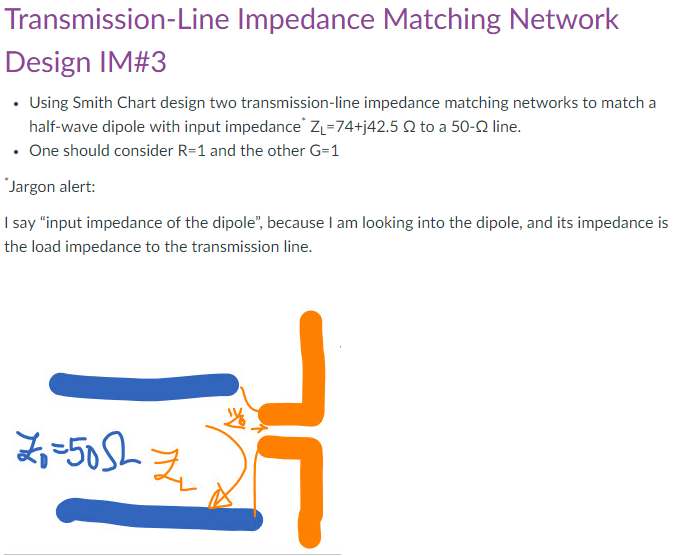 Solved Transmission-Line Impedance Matching Network Design | Chegg.com