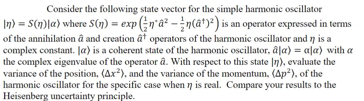Solved Consider the following state vector for the simple | Chegg.com