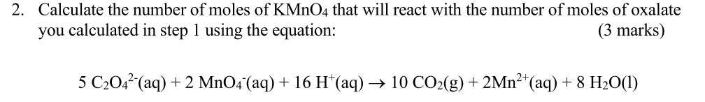 Solved 1. Calculate the number of moles of Na2C2O4 pipetted. | Chegg.com