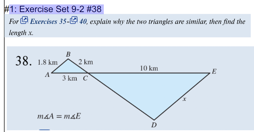 Solved #1: Exercise Set 9-2 ﻿#38For ₫ ﻿Exercises 35 - 40, | Chegg.com