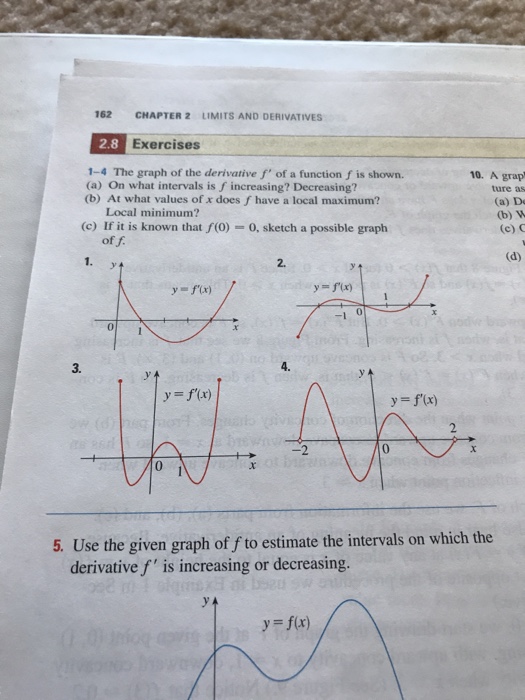 Solved 162 CHAPTER 2 LIMITS AND DERIVATIVES 2.8 Exercises | Chegg.com