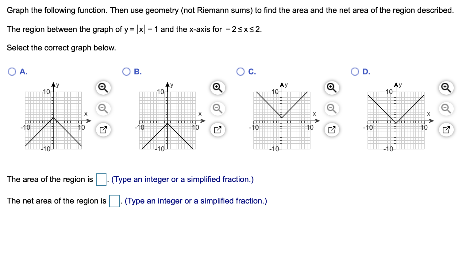 Solved Graph the following function. Then use geometry (not | Chegg.com