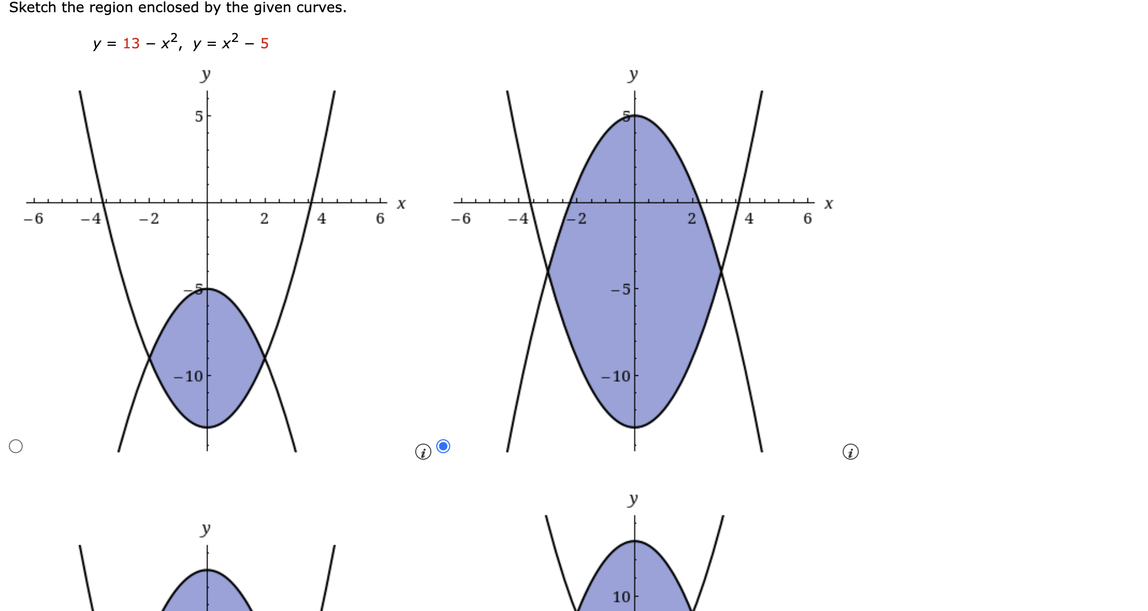 Solved Find the area of the region.Sketch the region | Chegg.com