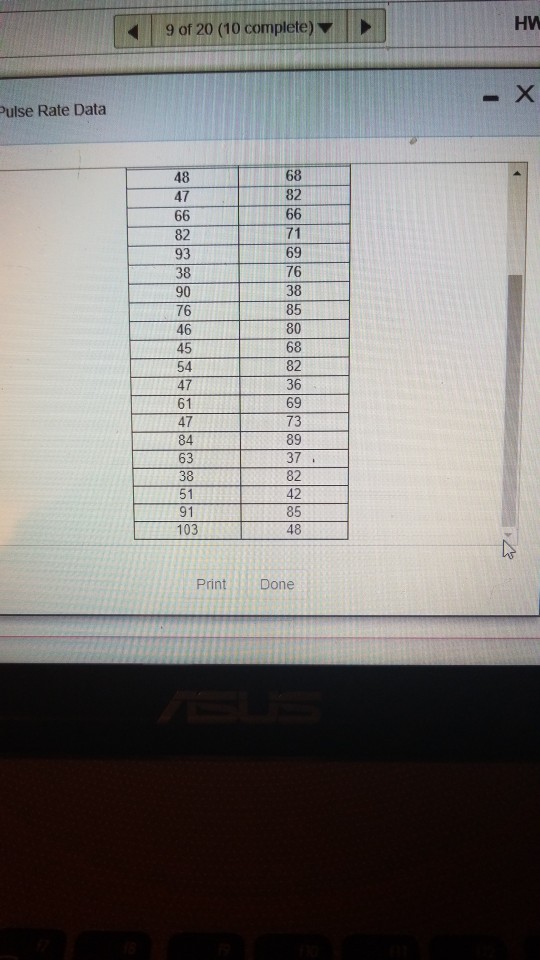 Solved Save Score 0 Of 1 Pt 9 Or 20 10 Complete Hw