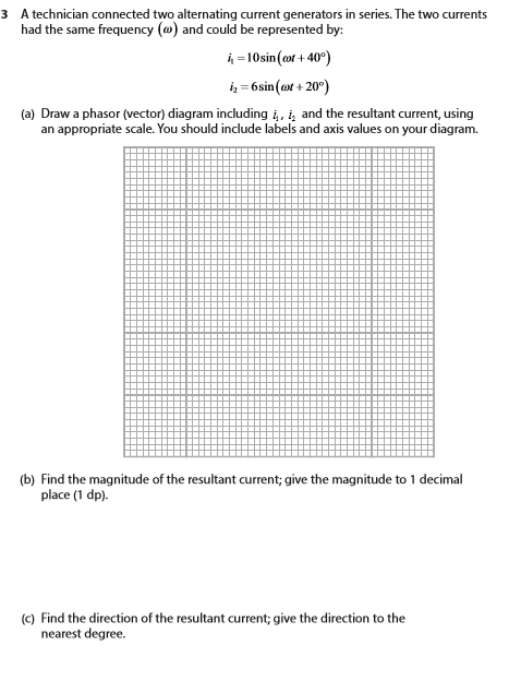 Solved A technician connected two alternating current | Chegg.com