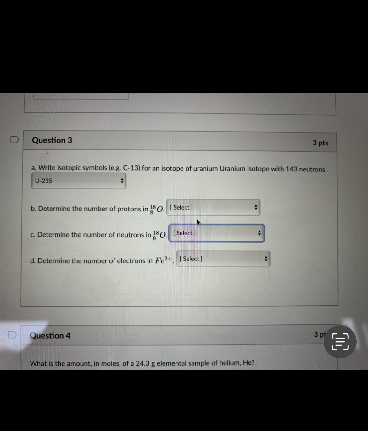 Solved a. Write isotopic symbols (e.g. C-13) for an isotope | Chegg.com